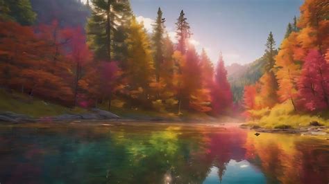 Premium Ai Image Luminous Colors In Gradient