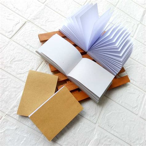 Jual Notes Mini Memo Nota Polos Buku Jilid Kertas Buram Hvs Isi 200