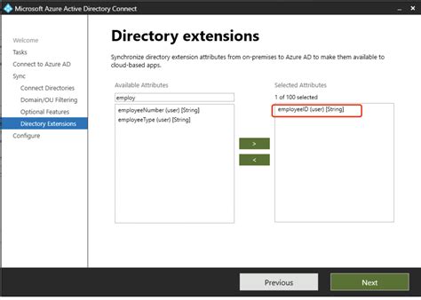 How To Sync A Default User Attribute From On Prem Active Directory To