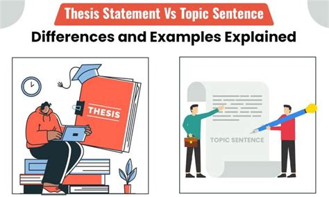 Thesis Statement Vs Topic Sentence Differences And Examples Explained