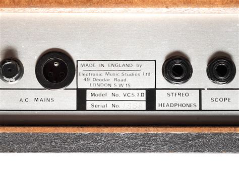 Bonhams Ems Synthi Vcs3 Mk2 Modular Synthesizer Circa 1978
