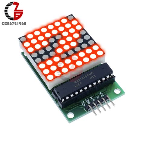 Max7219 Based 8x8 Dot Matrix Display Module Pinout 40 Off