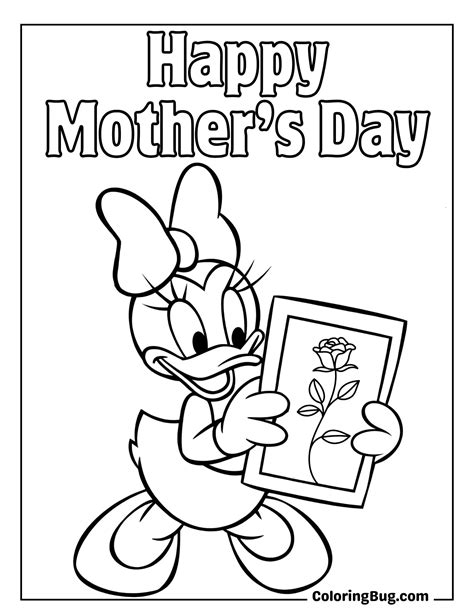 30 Disney Mothers Day Coloring Pages Free Printable Pdfs