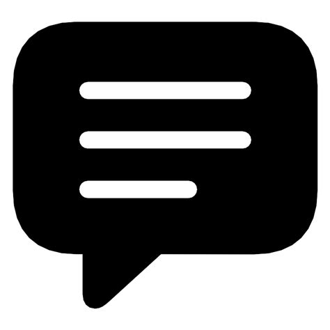 Text Bubble Fill Vector SVG Icon SVG Repo