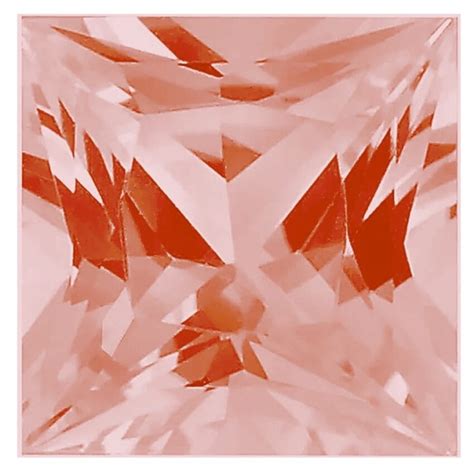 Princess Lab Created Peach Sapphire Do Amore