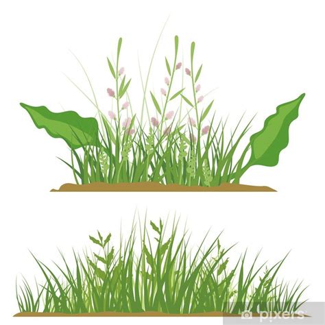 Poster Grass Design Elements Pixersbe