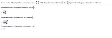 Solved TT Find The Equation Of The Tangents To The Curve Y Chegg Com
