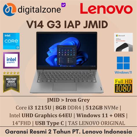 Promo Lenovo V Gen Iap Jmid Intel Core I U Ssd W Ohs Cicil X Jakarta