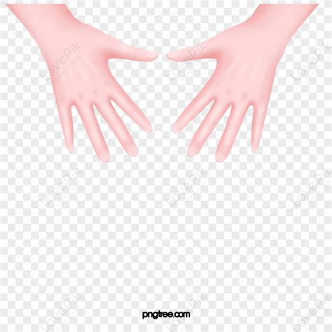 한 손으로 만화 일러스트손등여성슬림 Png 일러스트 무료 다운로드 Lovepik