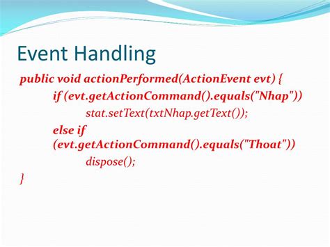 Ppt Java Gui Programming Powerpoint Presentation Free Download Id