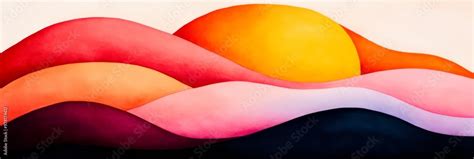 abstract illustration of transformation featuring gradual shifts in shapes colors or textures