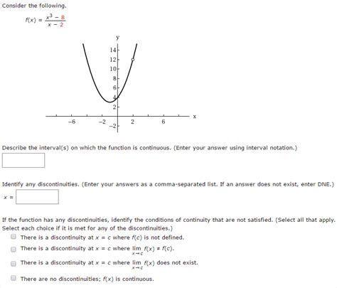 Solved Consider The Following F X X 3 8 X 2