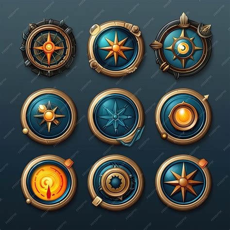 Premium Ai Image West Compass Game Ai Generated Sign Navigation Travel Map Adventure Symbol