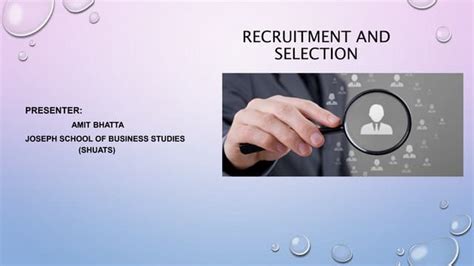 Recruitment And Selection Pptx Human Resources Business