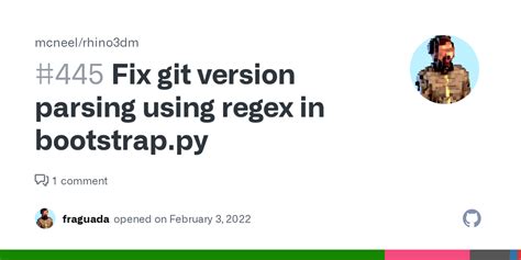 Fix Git Version Parsing Using Regex In Bootstrappy · Issue 445