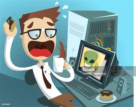 Halo Alien Ilustrasi Stok Unduh Gambar Sekarang Makan Menggunakan