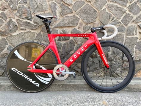 노브 카본 트랙 프레임셋 코리마 카본 디스크 휠 스기노 젠 스기노75 트랙 크랭크셋 Zipp 프롤로고 컴포넌트 커스텀 픽시