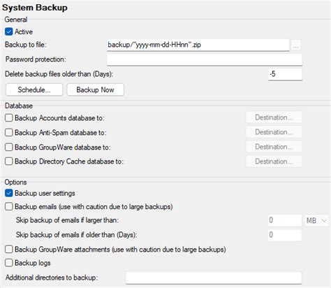 System Backup System Backup