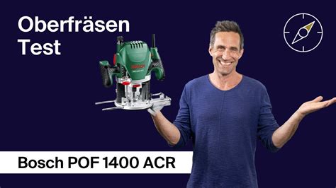Oberfräsen Test: Bosch POF 1400 ACE – F.A.Z. Kaufkompass - YouTube