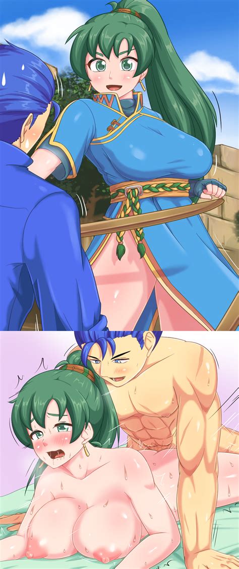 Rule 34 005 1boy 1girls 2koma Alternate Breast Size Blue Hair