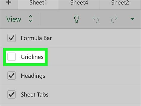 How To Hide Gridlines In Excel Printable Forms Free Online