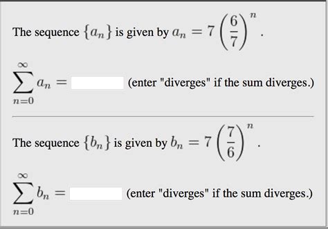 Solved The Sequence A N Is Given By A N N Chegg Com