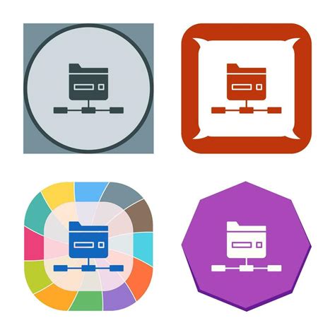 Network Folder Vector Icon 31775228 Vector Art At Vecteezy