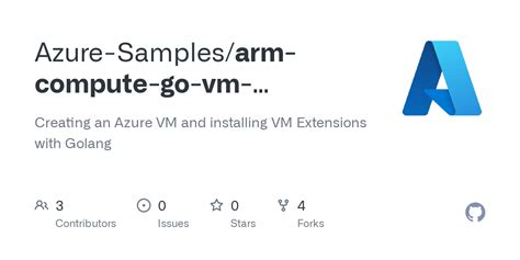 Github Azure Samplesarm Compute Go Vm Extensions Creating An Azure