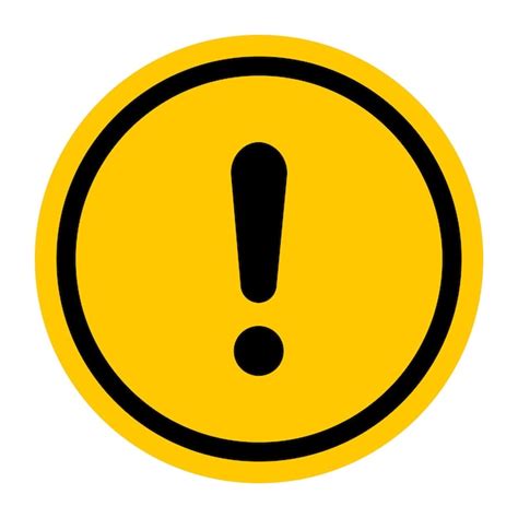 Premium Vector Caution Warning Signs Set Exclamation Marks