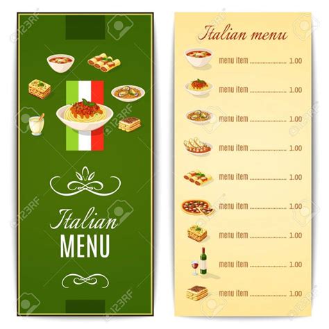 14 Pasta Menu Examples To Download 14 Pasta Menu Examples To Download