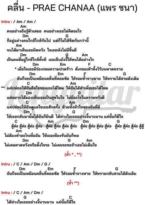 คอร์ดเพลง ขอบใจจริงๆ เบิร์ด ธงไชย [คอร์ดเพลงง่ายๆ] Lenguitar