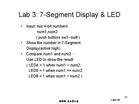 Lab 3 Fpga Implementation Specification Rtl Design And