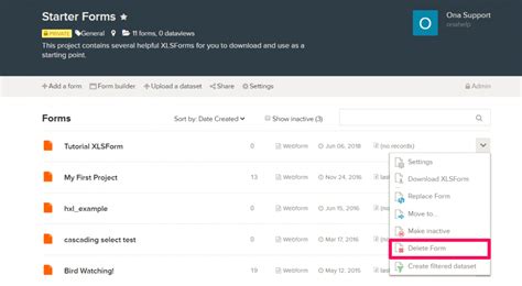 Guide Form Authoring Overview Ona Data Help Center