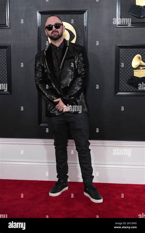 Sergiu Gherman Arrives At The 65th Annual Grammy Awards On Sunday Feb