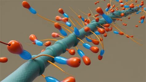 Detailed Microscopic Representation Of Neuronal Structures And