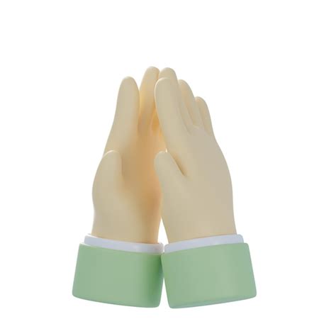 Premium Photo 3d Sorry Gesture Illustration