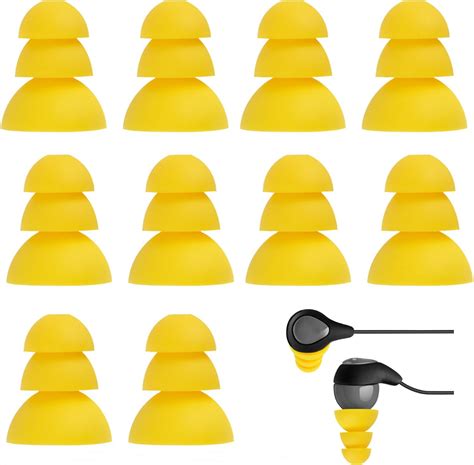 Kakuppa 5 Pairs Replacement Earbud Tips Triple Flange