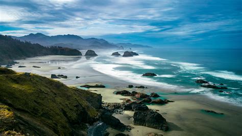 A Cold Day On The Coast Ecola State Park Or [oc] [6000 X 3375] R