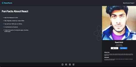 GitHub Saadamirpk Static React Site