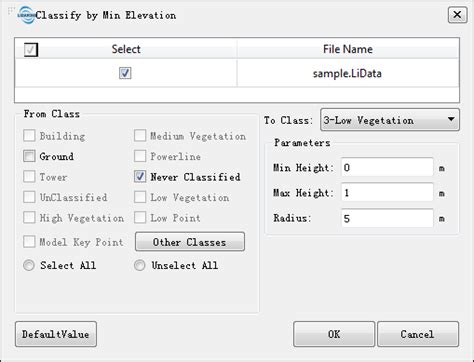 Classify By Min Elevation · Lipowerline User Guide