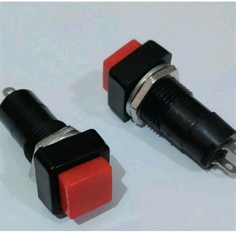 Jual Push On Off Saklar Button Kotak 2 Pin Shopee Indonesia