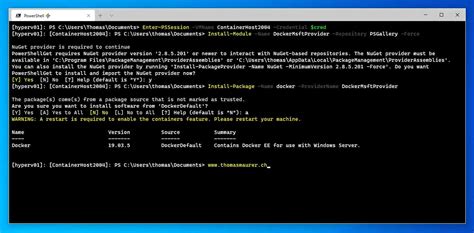 How To Install A Windows Server Container Host Thomas Maurer