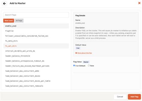 Edit Configuration Flags Yugabytedb Docs