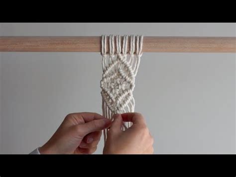 DIY Macrame Tutorial Another Diamond Pattern YouTube