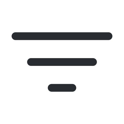 Sort Icon In Iconsax Vol2 Linear