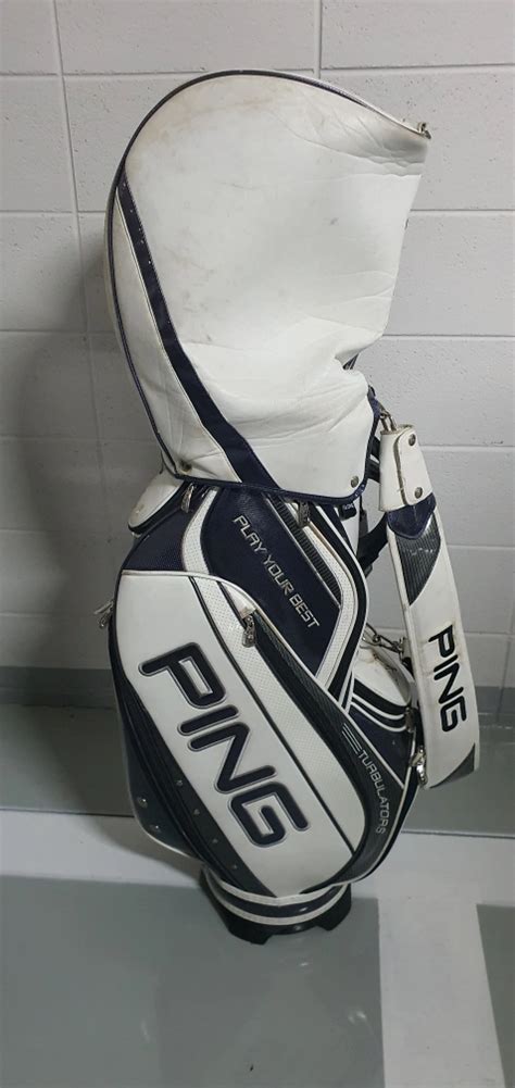 사용감많은 핑 골프백 캐디백 당근 중고거래