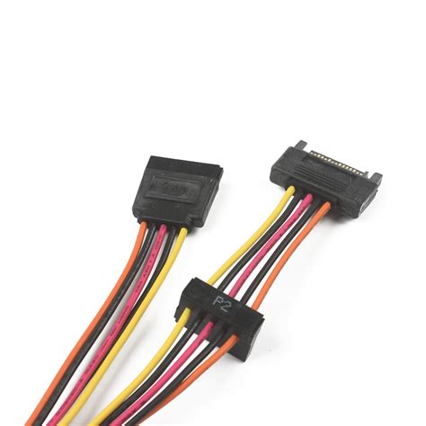 Hp Sata硬盘电源转接线sata一分二电脑串口光驱电源线扩展延长线 虎窝淘