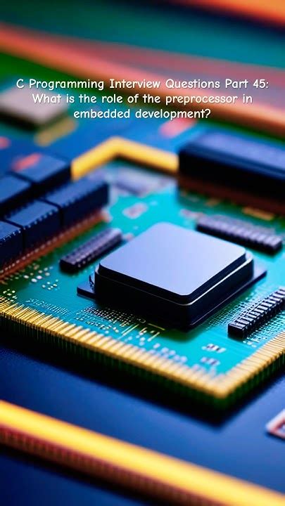 C Programming Interview Questions Part 45 Preprocessor In Embedded Development Youtube