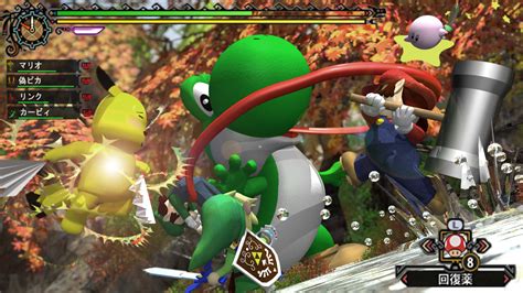 Kirby Link Luigi Mario Pikachu Yoshi Capcom Kirby Series Mario Series Monster