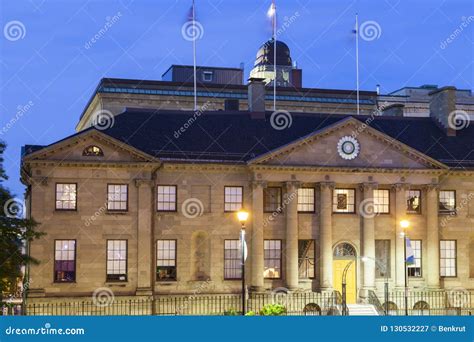Halifax Nova Scotia Legislature Province House Stock Image Image Of Government Cityscape